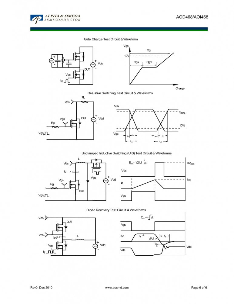 AOD468 datasheet page 6