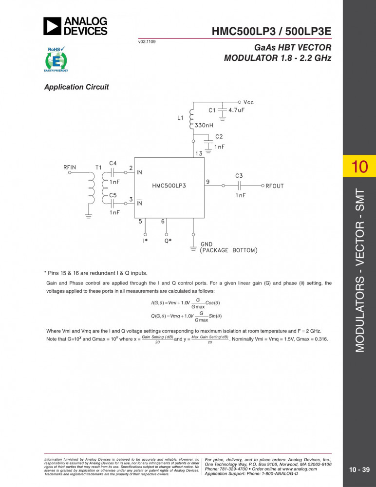 HMC500LP3E datasheet page 6