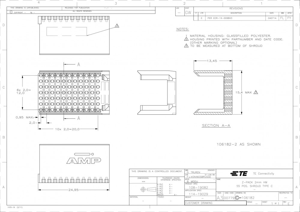 TE Connectivity 106182-2 technical document preview