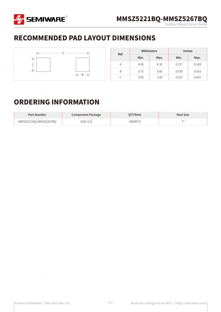 SEMIWARE MMSZ5255BQ datasheet page 6