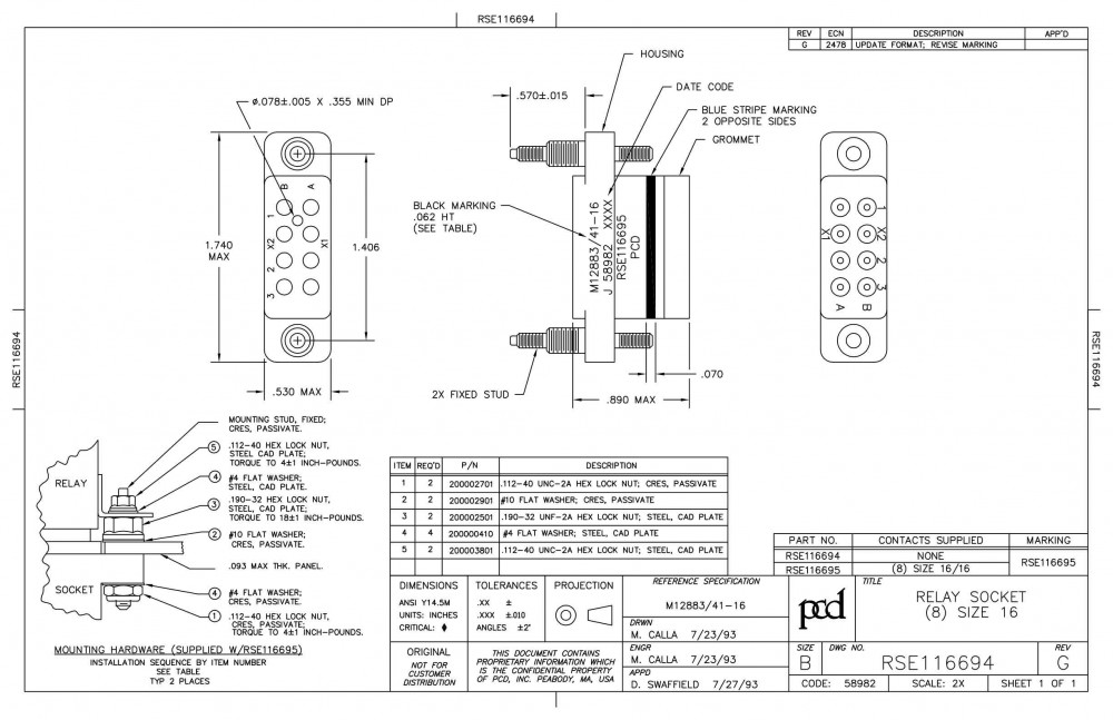 RSE116694 technical drawing preview