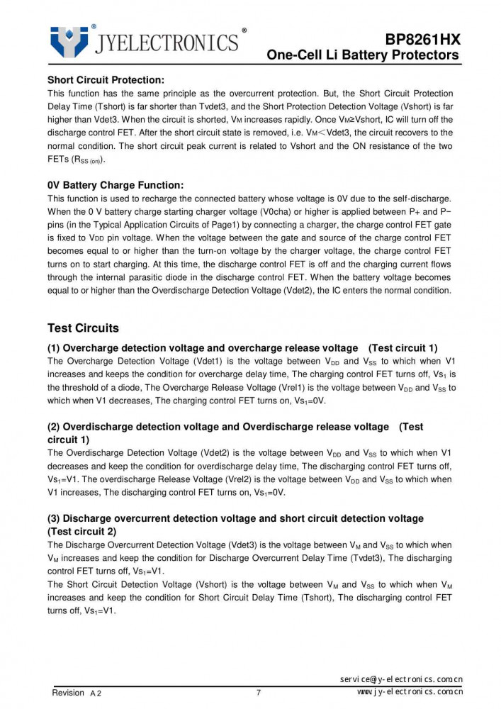 BP8261HX datasheet page 7