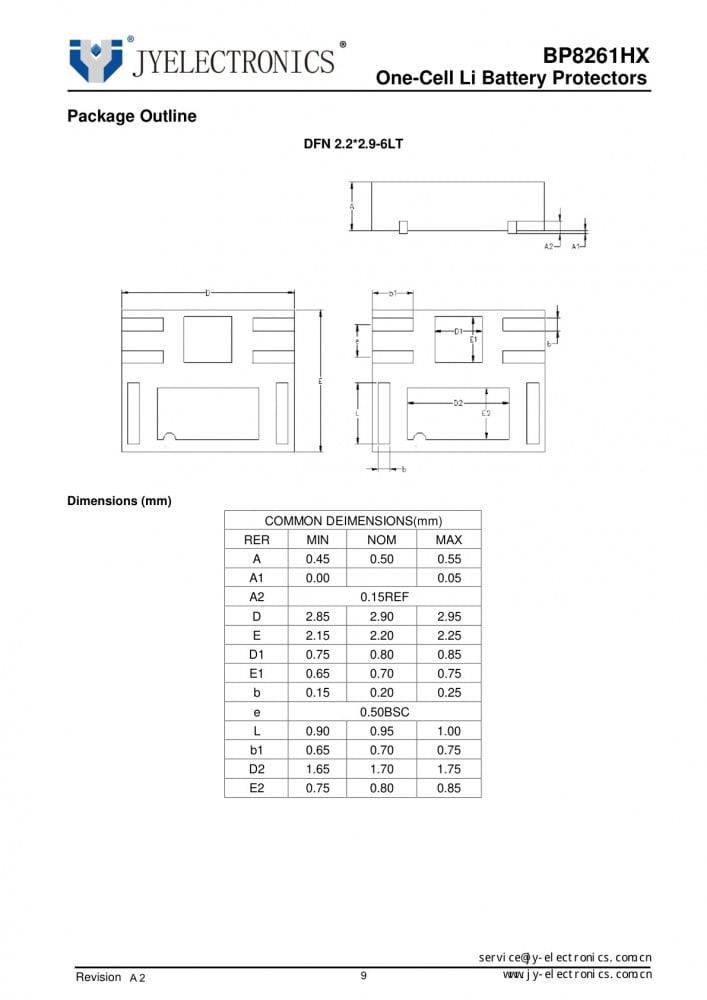 BP8261HX datasheet page 9