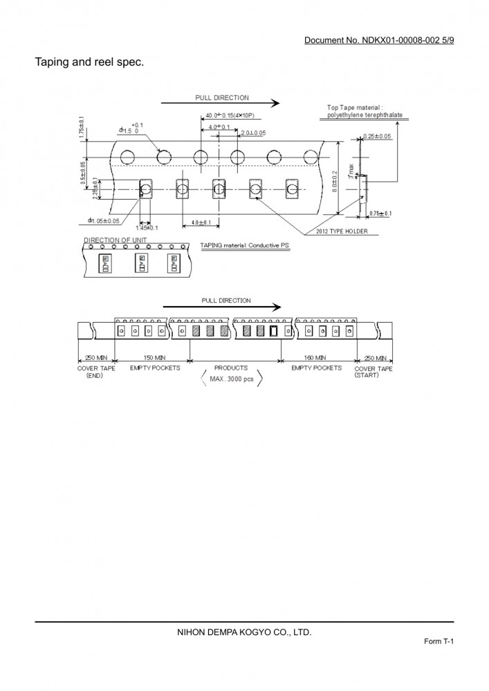 NX2012SE datasheet page 5