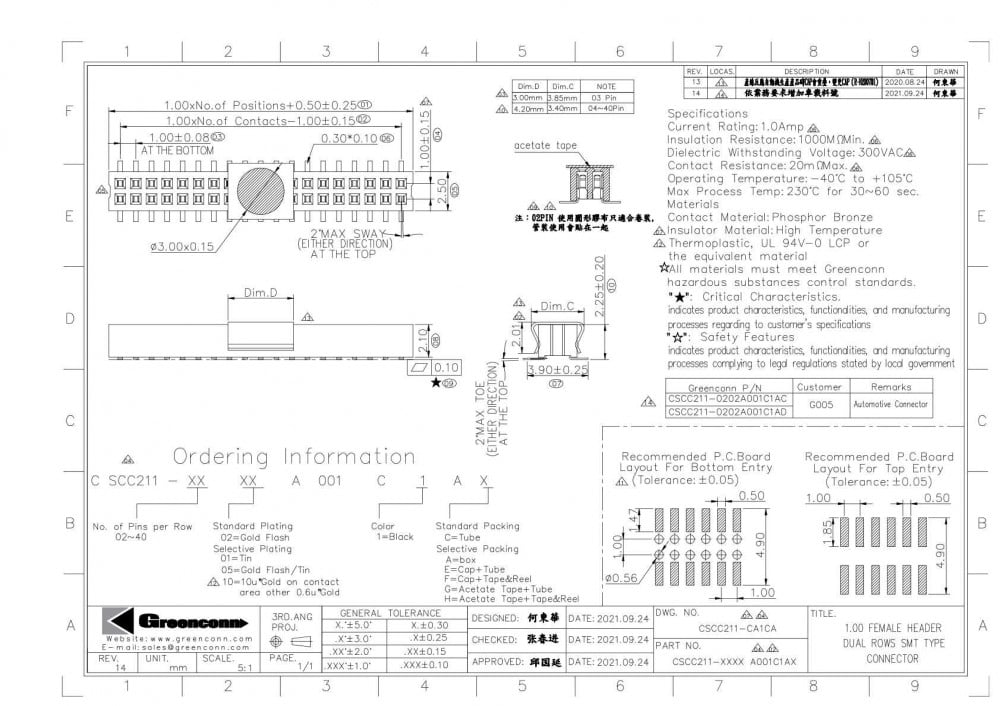GREENCONN CSCC211 drawing preview