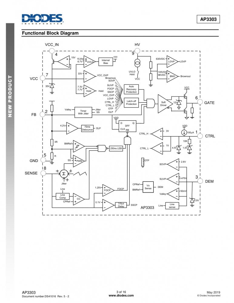 AP3303S9-13 datasheet page 3