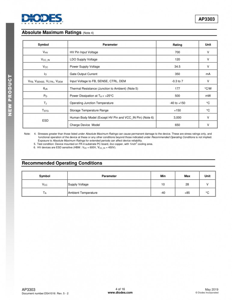 AP3303S9-13 datasheet page 4