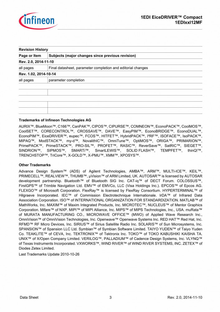 Infineon 1EDI20I12MF datasheet page 3