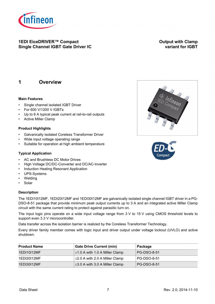 Infineon 1EDI20I12MF datasheet page 7