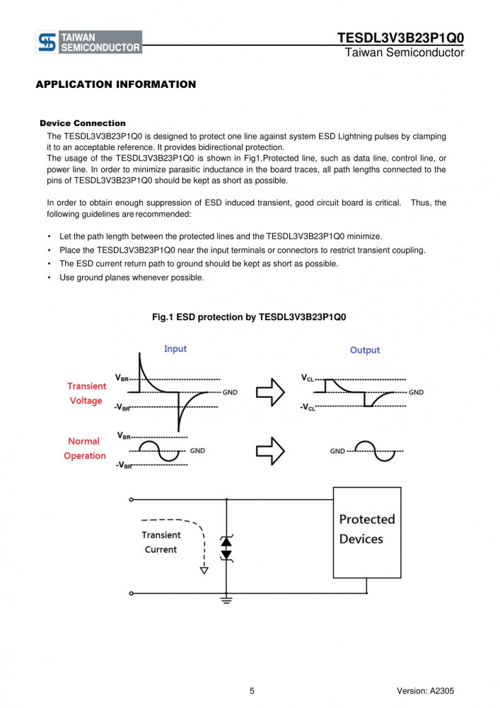 TESDL3V3B23P1Q0 datasheet page 5