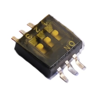 DORABO DMH-4P-BK-TR DIP Switch – Black, Tape & Reel