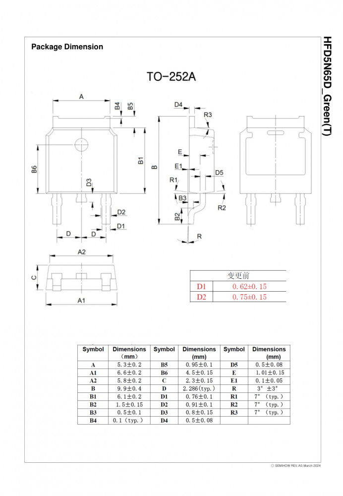 HFD5N65D technical document page 7