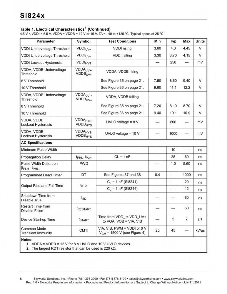 SI8241CB-B-IS1R datasheet page 6