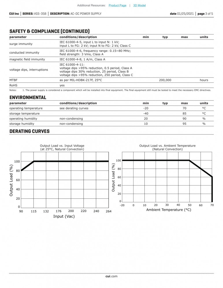 VGS-35B-48 datasheet page 3