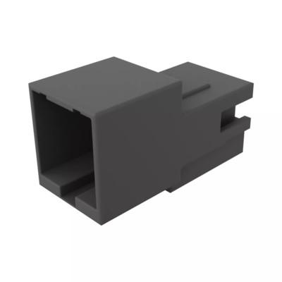 2.54mm Pitch, 0.64mm Width H-DAC 64 High Density Automotive Crimp Housing, Dual Row, 6 Circuits, Polarization Option #2, Black for sale