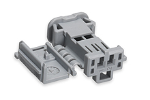 NSCC Single Part, Unsealed, 1.50mm, Female Housing, 3.33mm Pitch NSCC, Wire-to-Wire, 2 Circuits, Gray for sale
