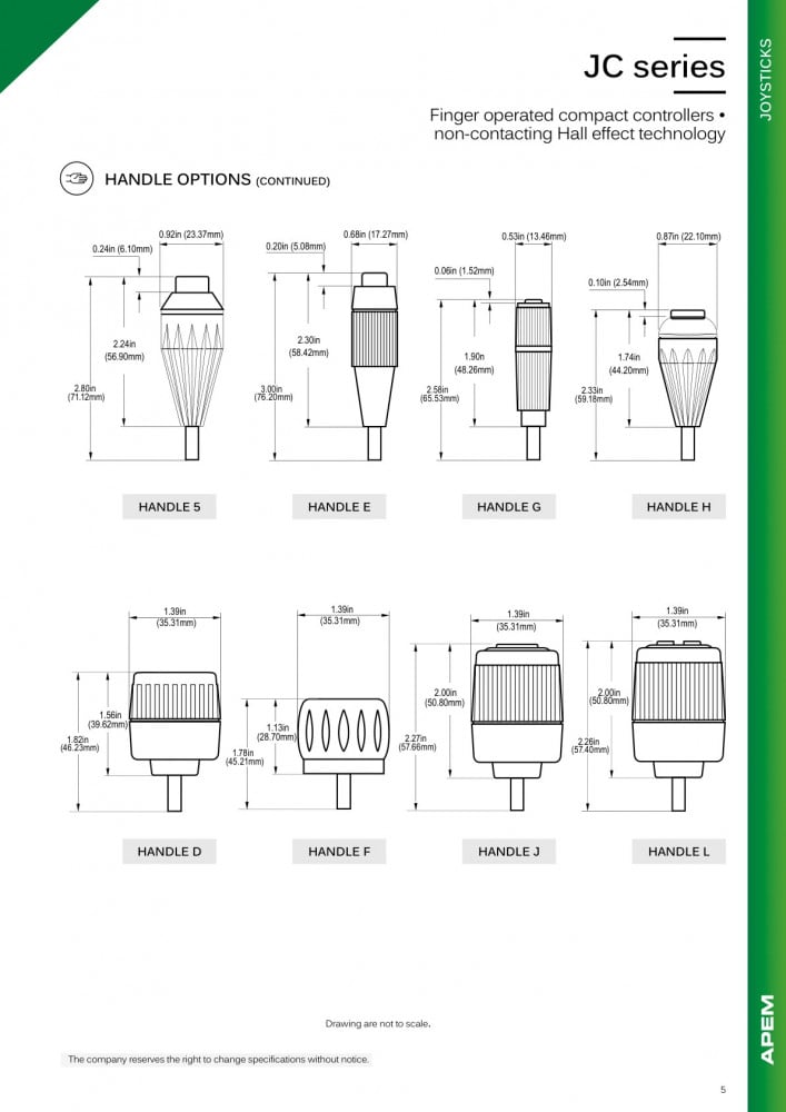APEM JC11L000 document page 5