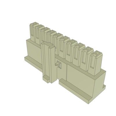 Samtec IPD1-10-S Rectangular Connector Housing for sale