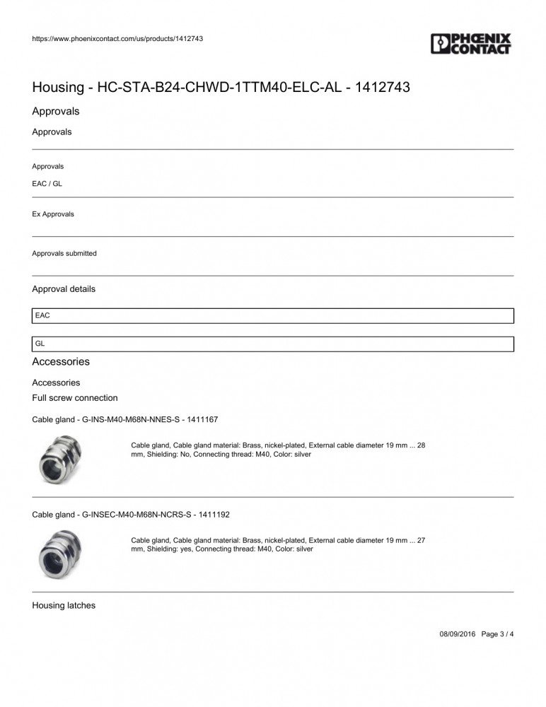 Phoenix Contact 1412743 product documentation page 3