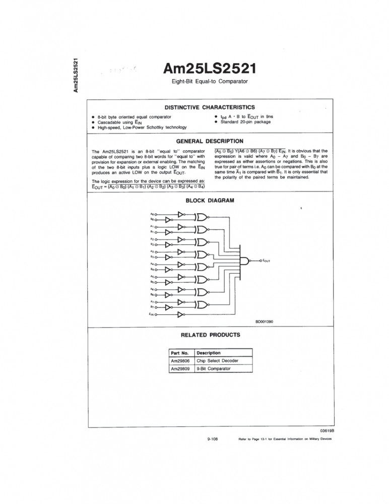 AM25LS2521 technical document page 2