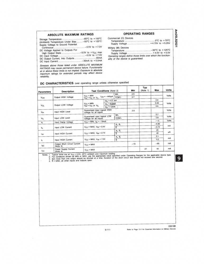 AM25LS2521 technical document page 5