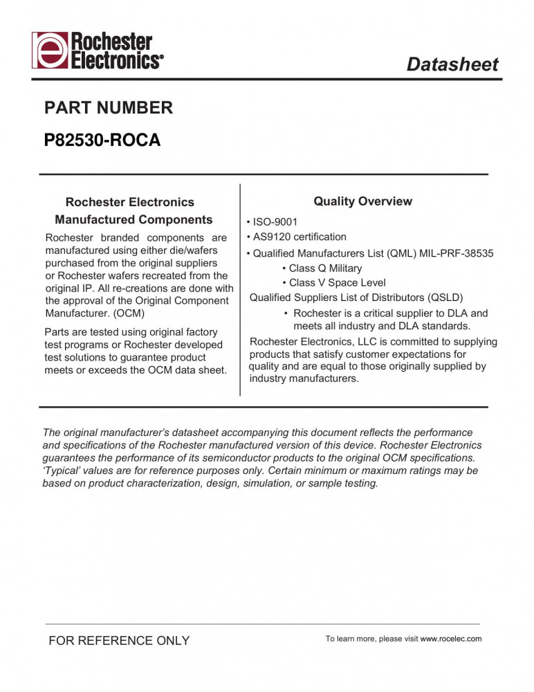 P82530 technical document page 1