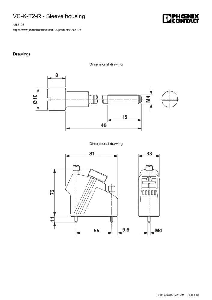 Phoenix Contact 1855102 technical document page 5
