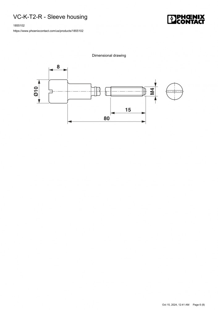 Phoenix Contact 1855102 technical document page 6