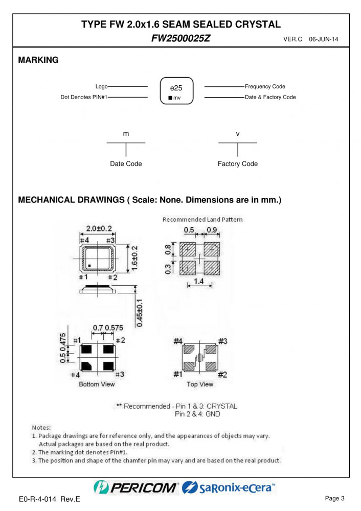 FW2500025Z specification page 5
