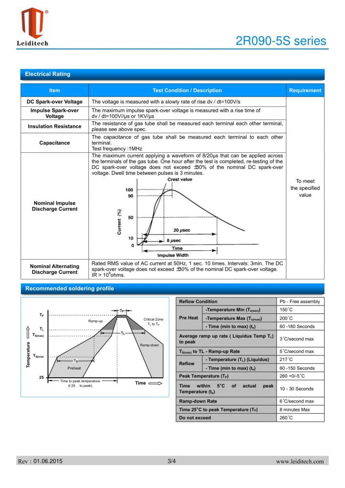 Leiditech 2R090-5S datasheet page 3