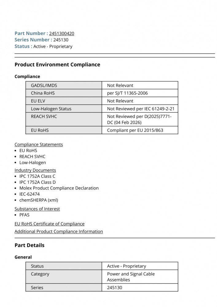 Product documentation page 1