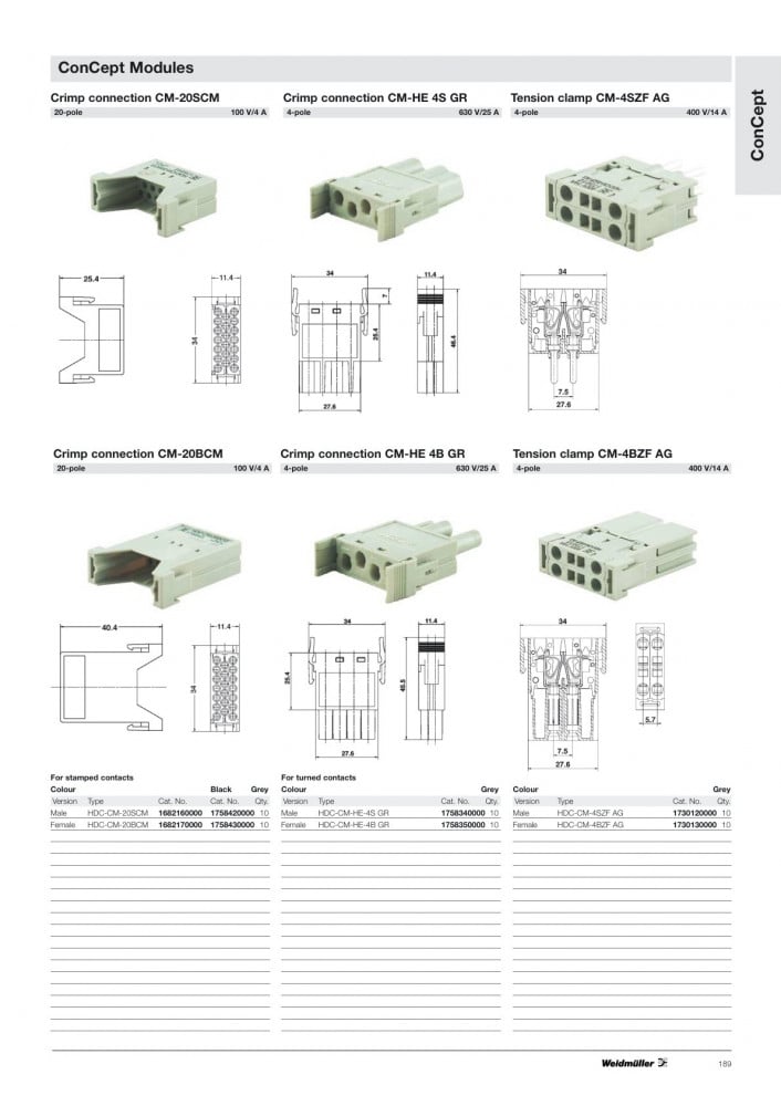 WEIDMULLER ConCept documentation page 6