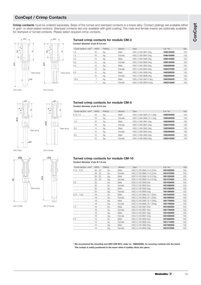 WEIDMULLER ConCept documentation page 8