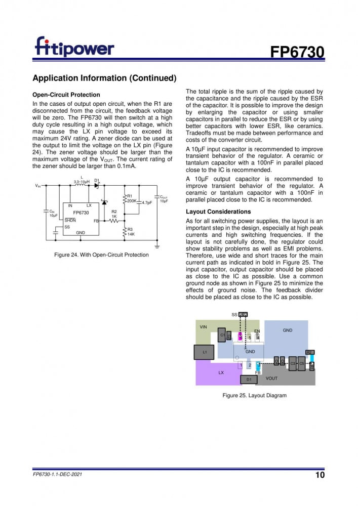 FP6730 datasheet page 10