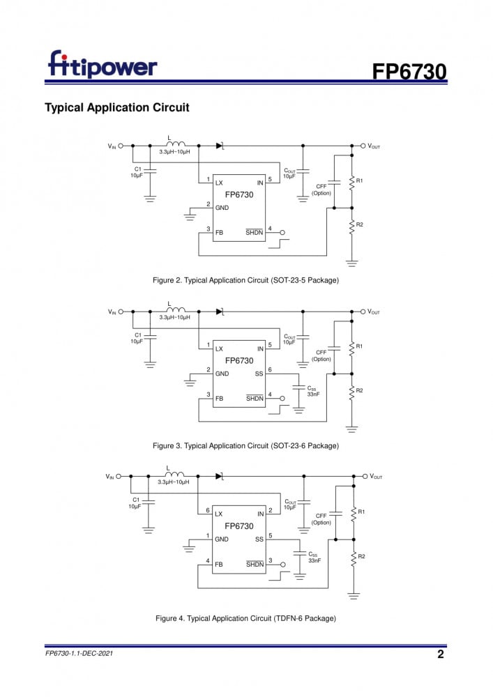 FP6730 datasheet page 2