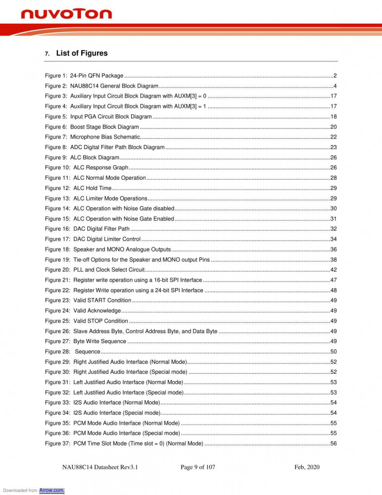 NAU88C14 datasheet page 9