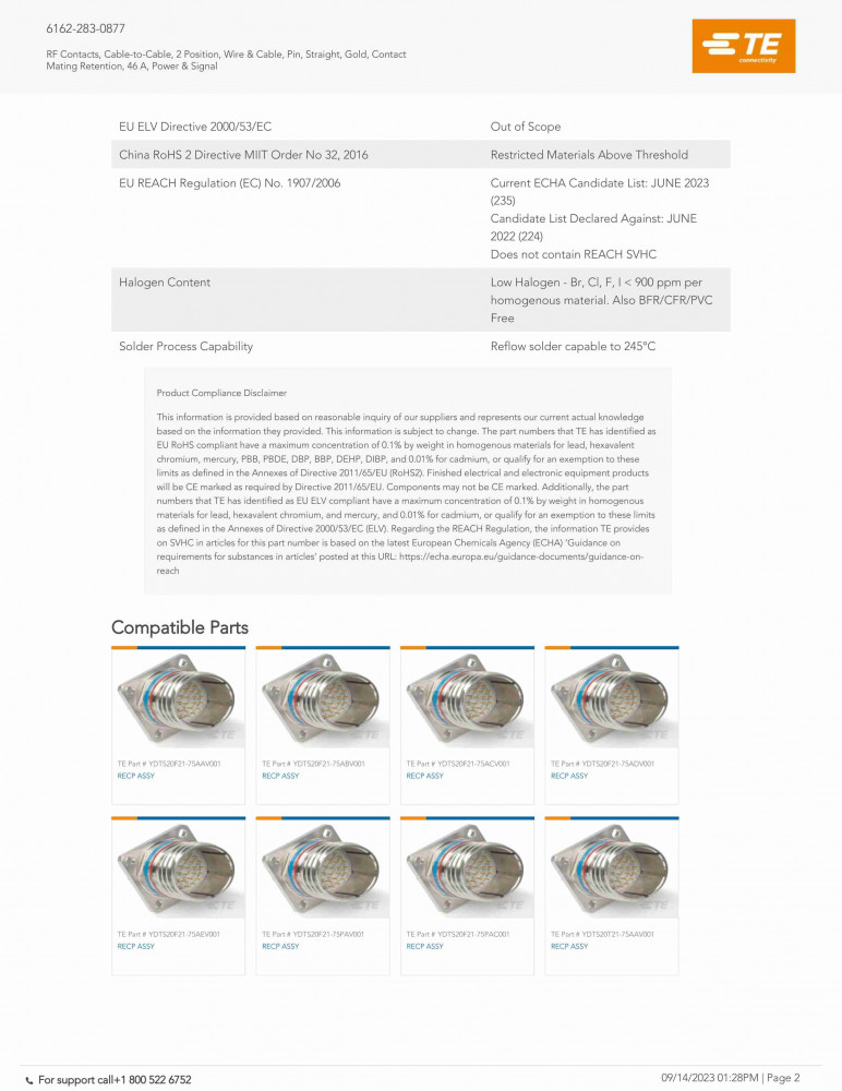 M39029/90-529 technical document page 2