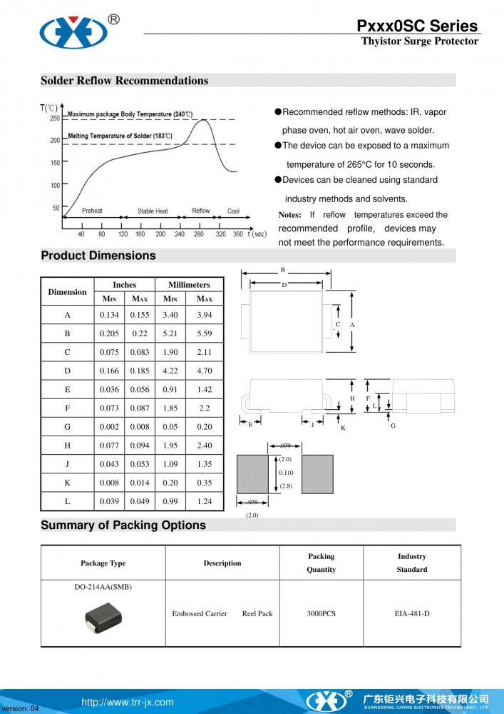P0080SC datasheet page 4