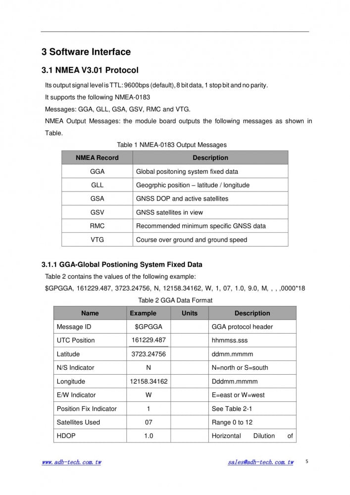 GPS-13740 technical document page 5