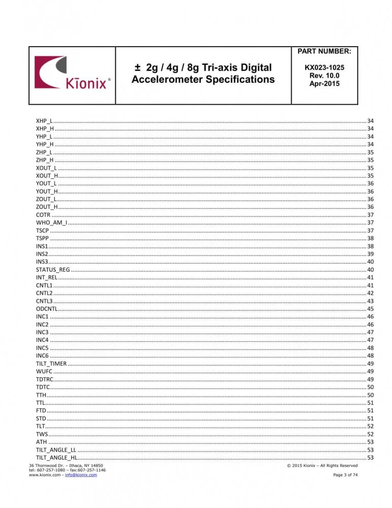 KX023-1025 technical document page 3
