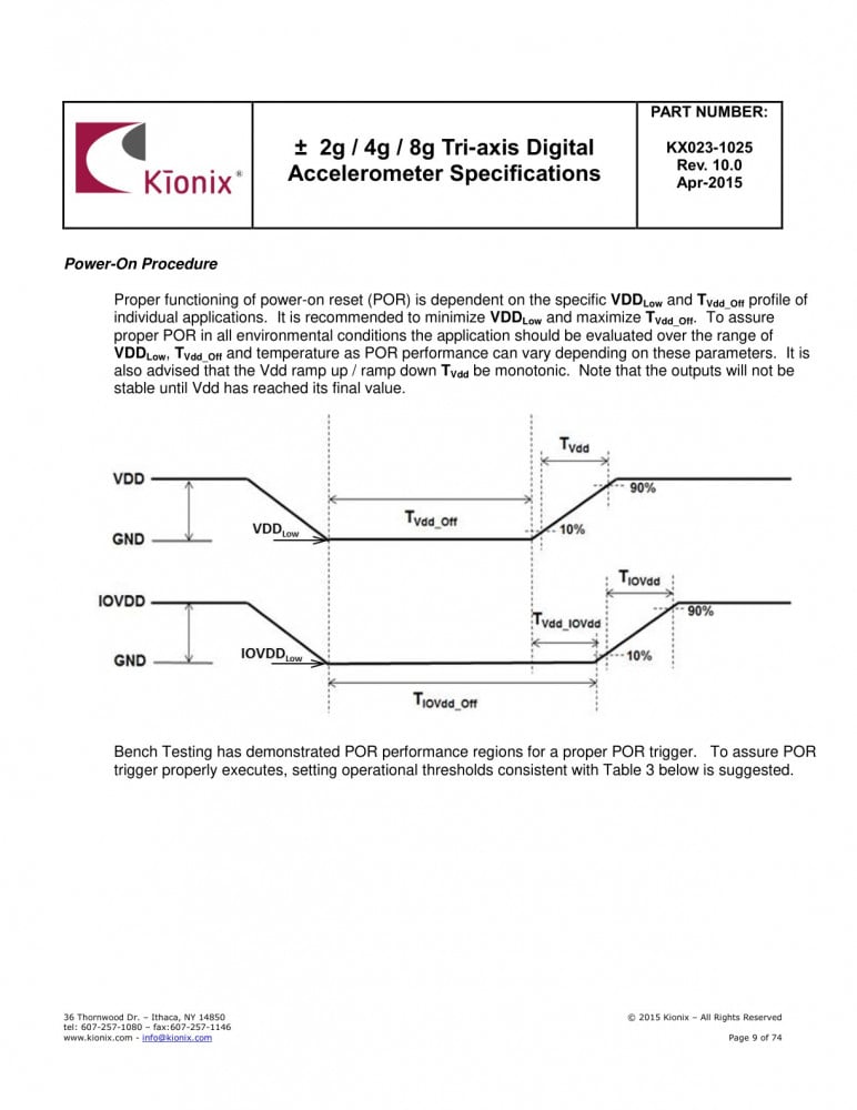 KX023-1025 technical document page 9