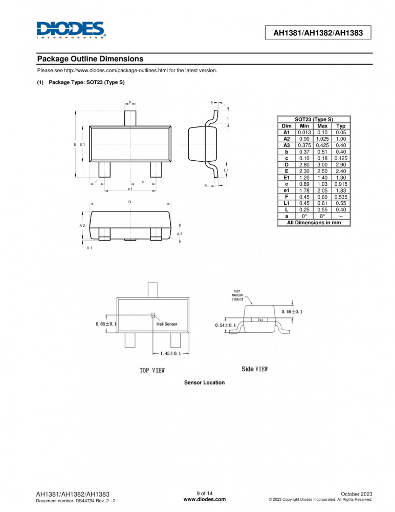 AH1382-FS4-7 datasheet page 9