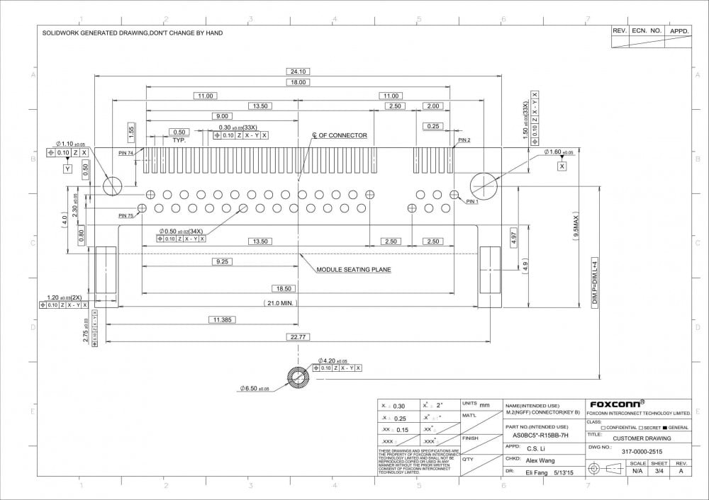 FOXCONN AS0BC51-R15BB-7H drawing page 3