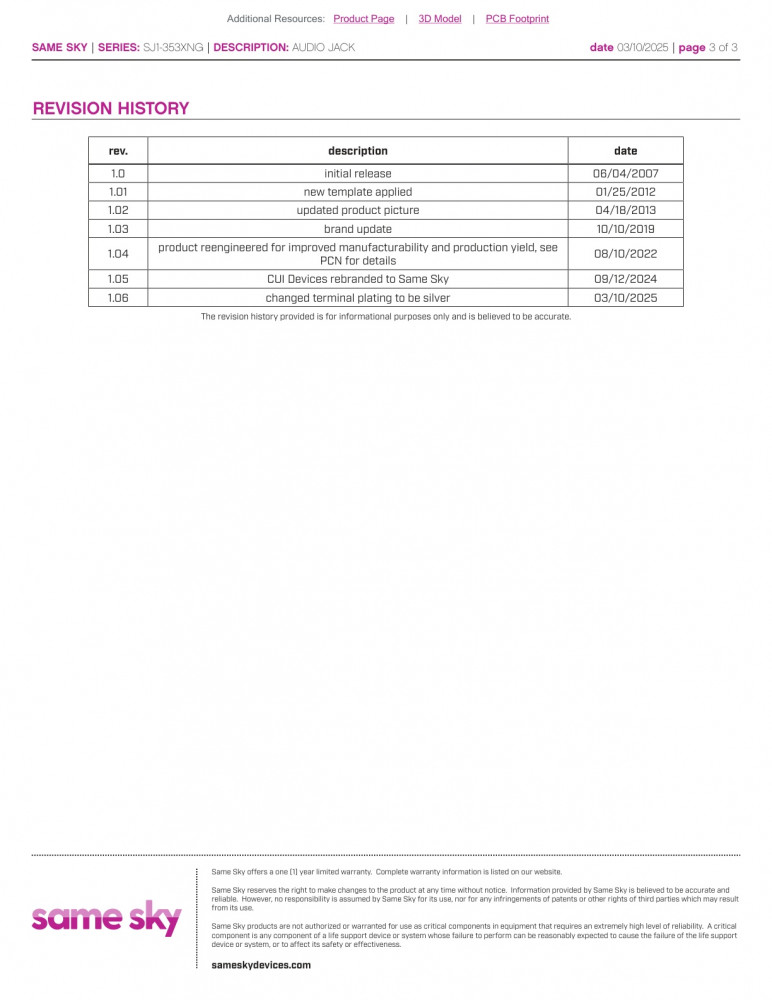 SJ1-3535NG product document page 3