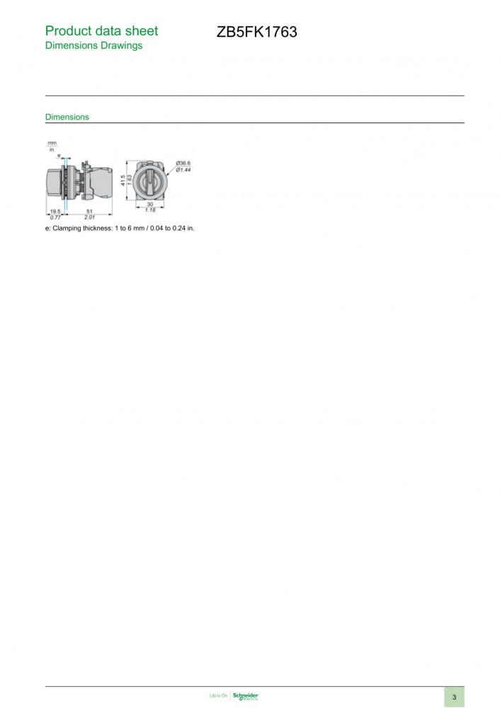 ZB5FK1763 technical document page 3
