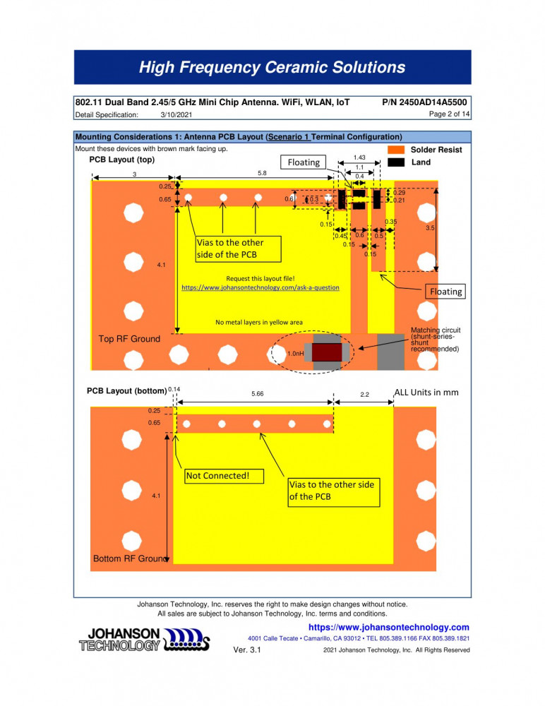 2450AD14A5500T datasheet page 2