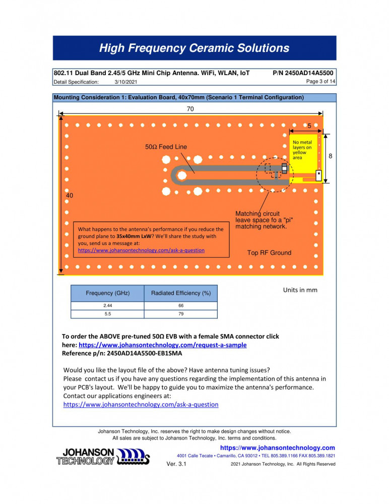 2450AD14A5500T datasheet page 3