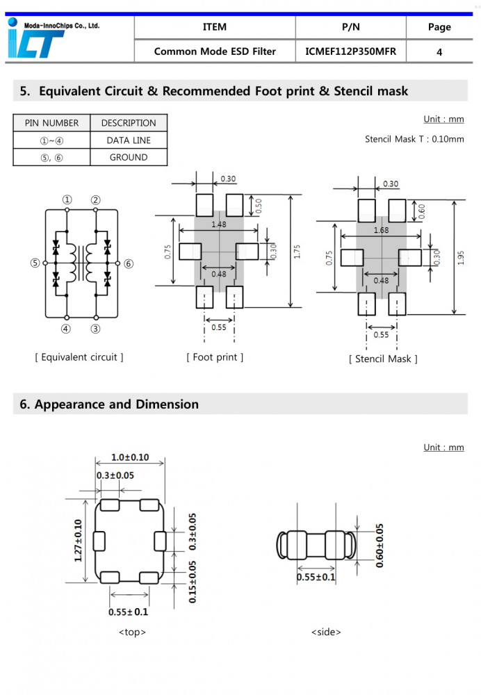 ICMEF112P350MFR datasheet page 4