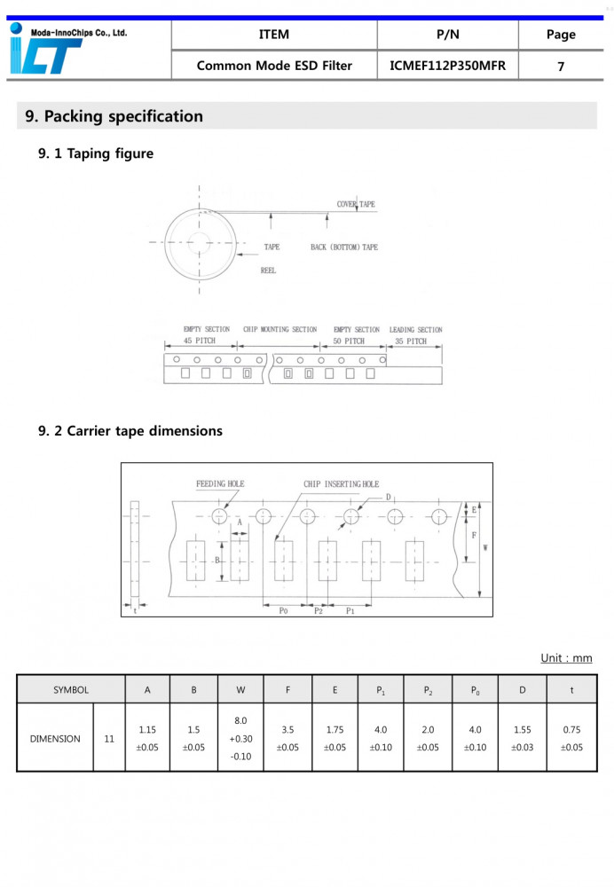 ICMEF112P350MFR datasheet page 7