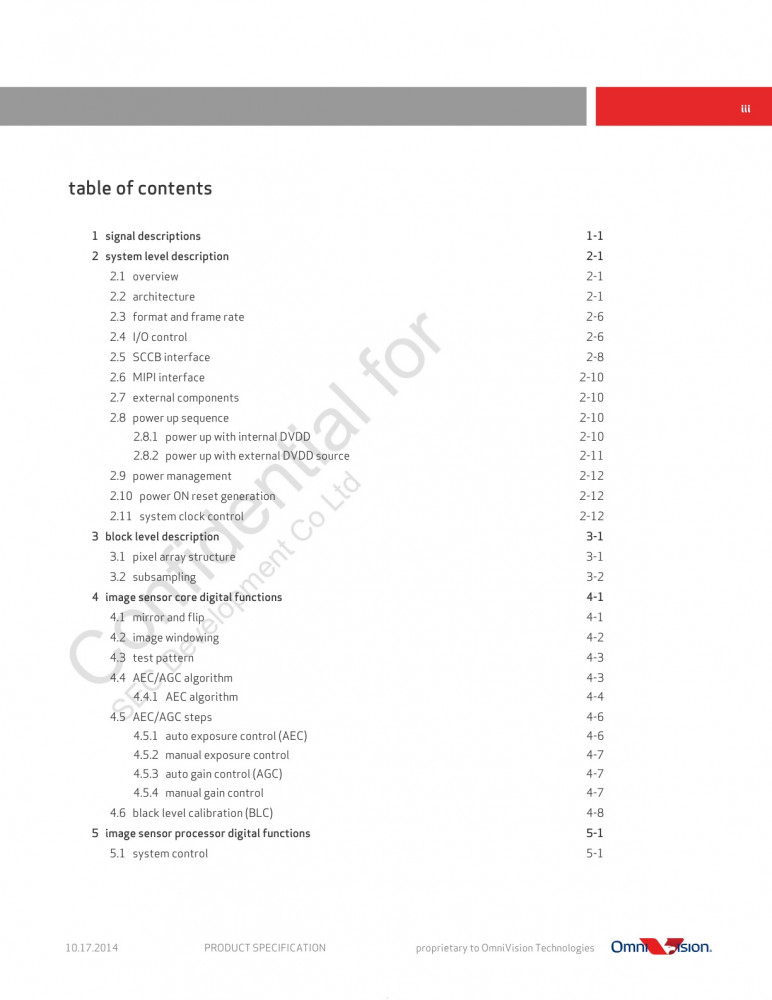OV02710-A68A-1E datasheet page 5